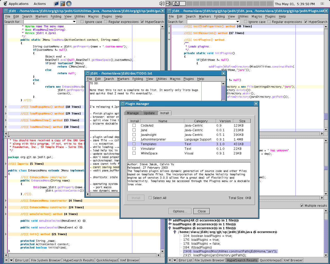 jEdit 4.2 pre3 - Programmier-Editor in JAVA - WinFuture.de